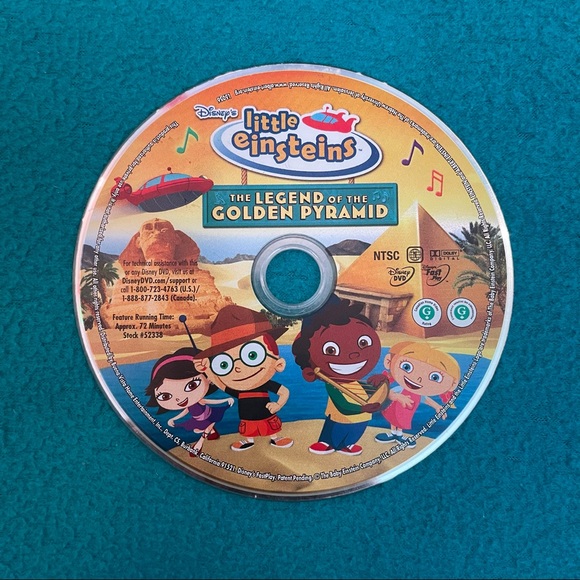 Disney | Toys | Rare Little Einsteins Golden Pyramid Dvd | Poshmark